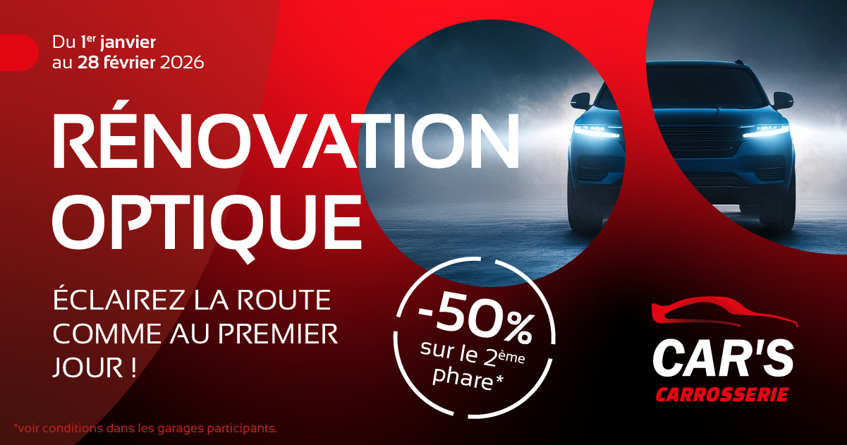 Promotion Optiques Car's - Garage Cars